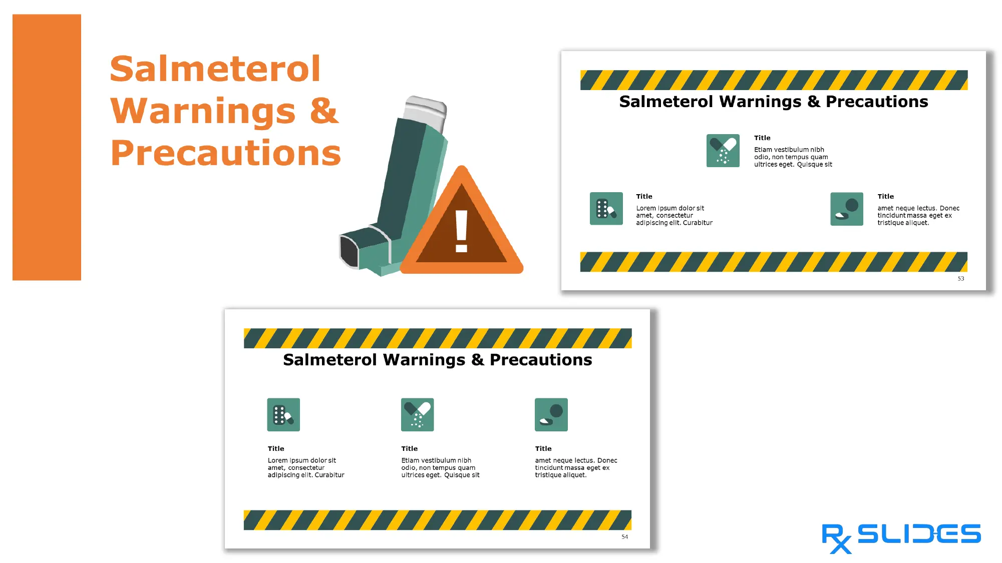 Download Salmeterol PowerPoint Template|RxSlides